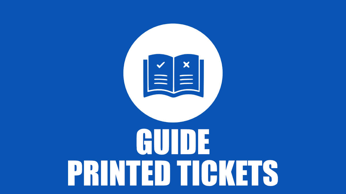 Printed football tickets: your advantages at a glance